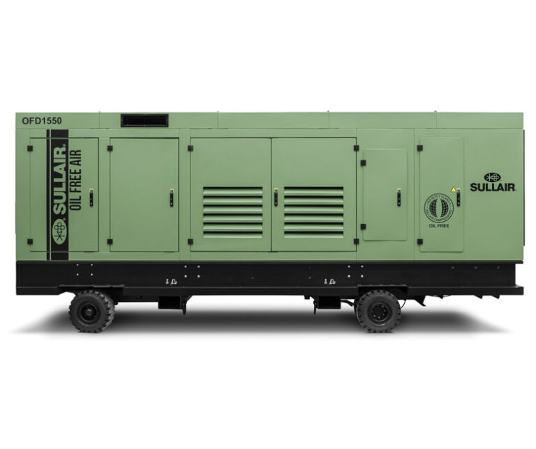 Oil Free Rotary Screw Air Compressor | 1550 CFM Portable | Hitachi ...