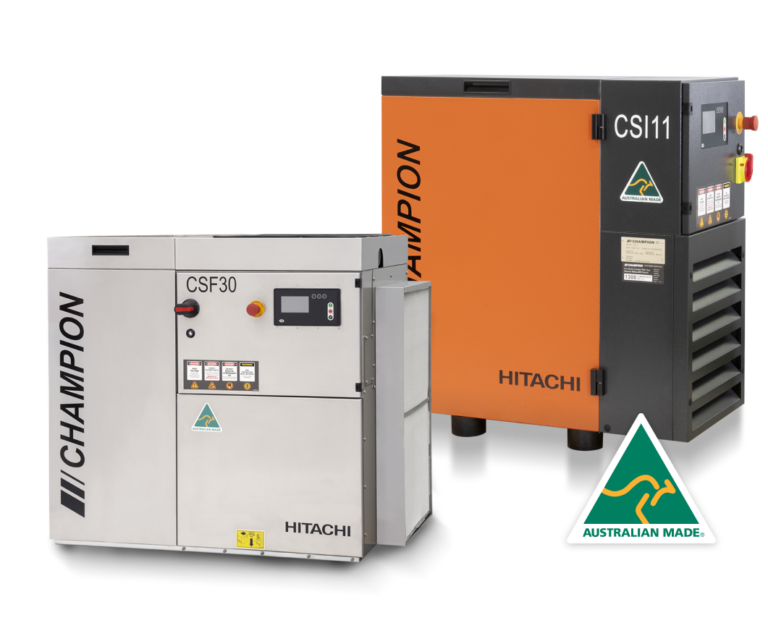 Aus-made Champion air compressors | Hitachi Global Air Power